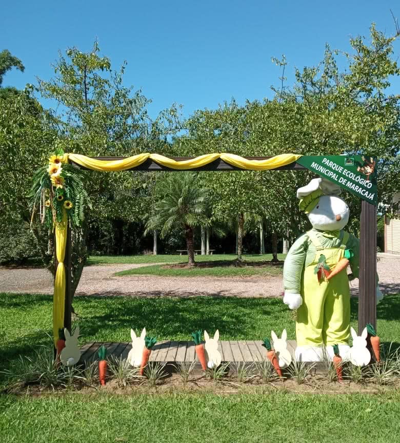 Parque Ecológico de Maracajá está em clima de Páscoa - Portal Agora